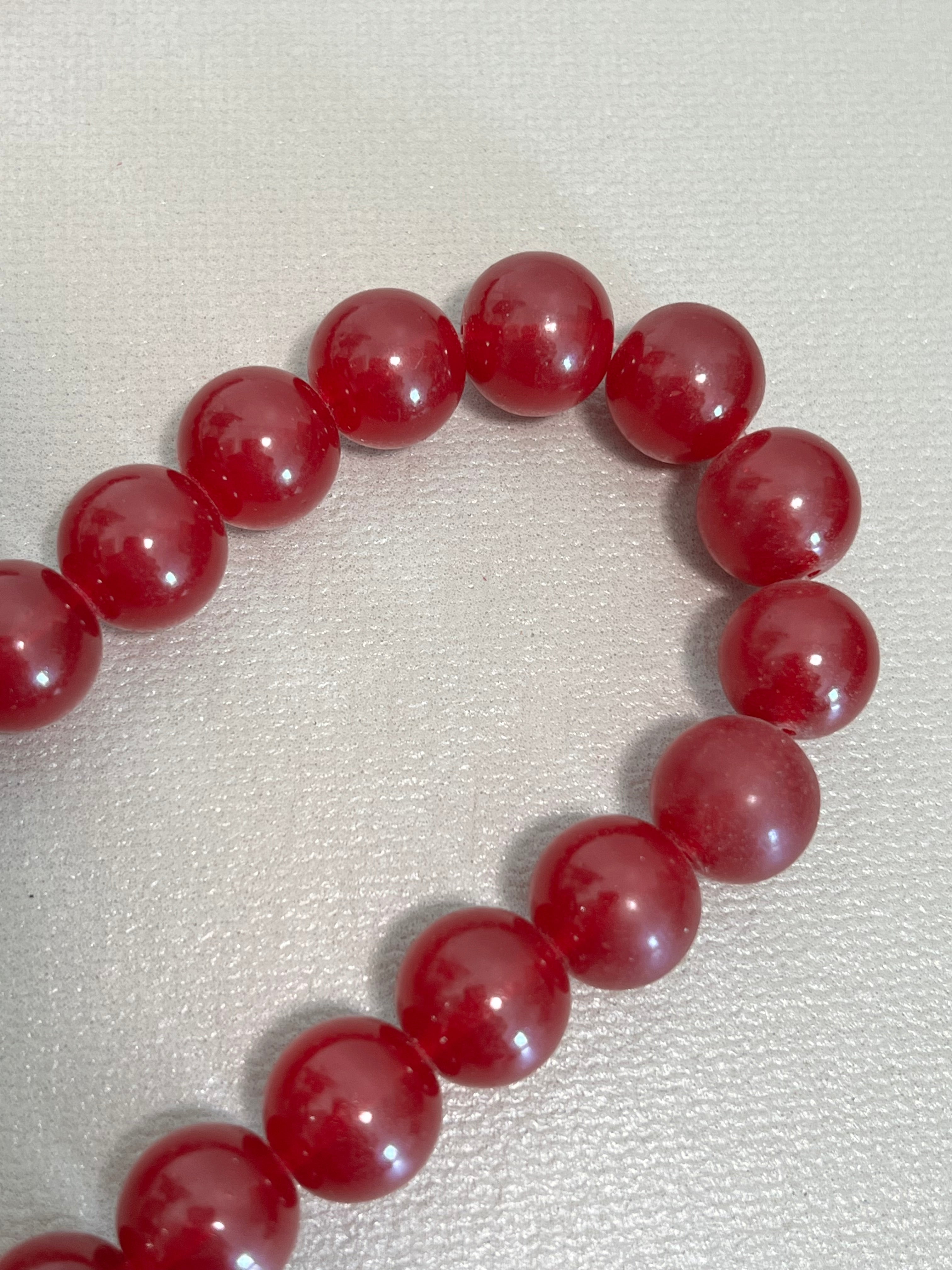 15mm Cranberry Tone Strand (25161) – Sun Beads Caguas