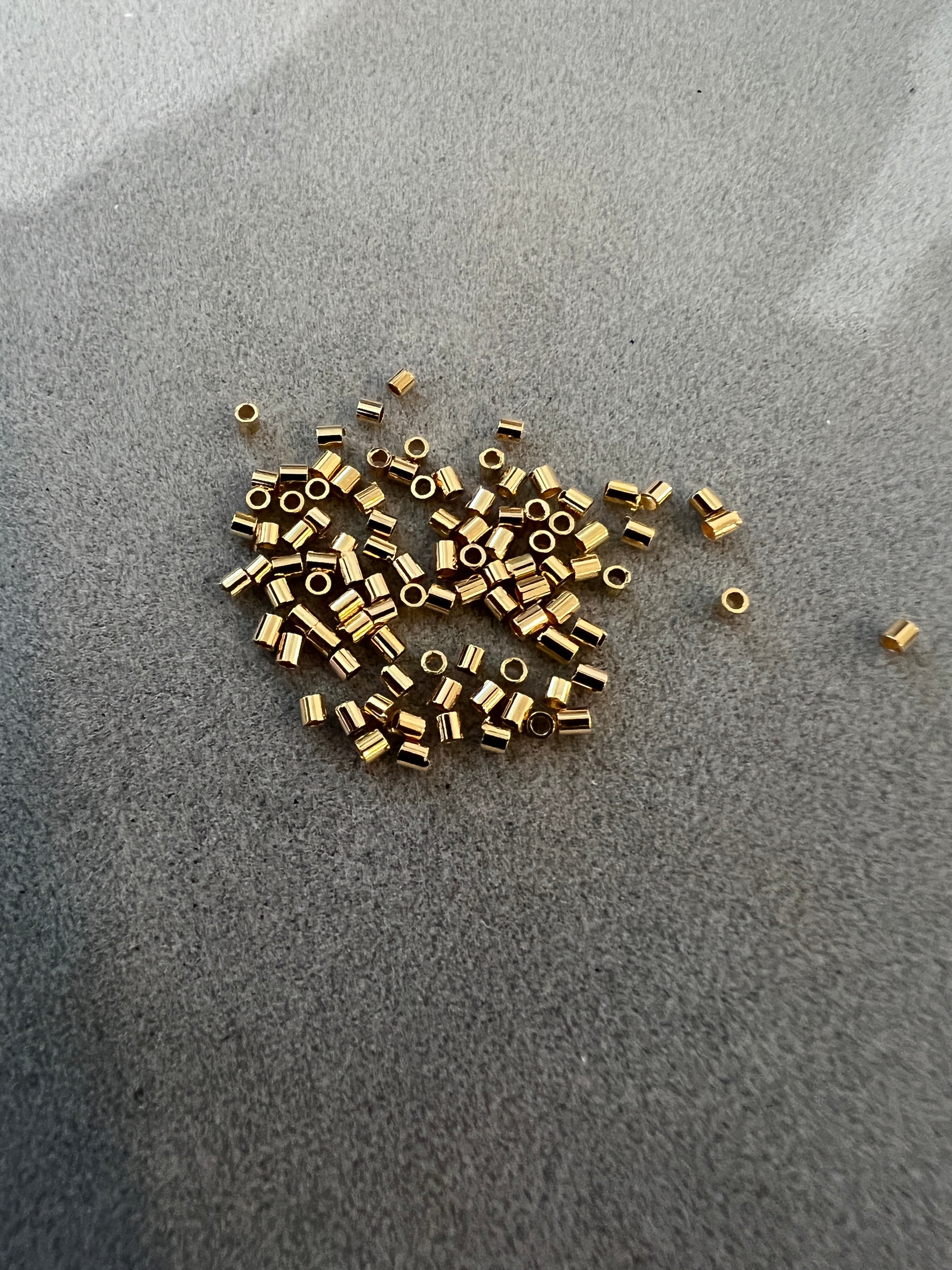 Crimp Gold Filled Qty 100 -24345 – Sun Beads Caguas