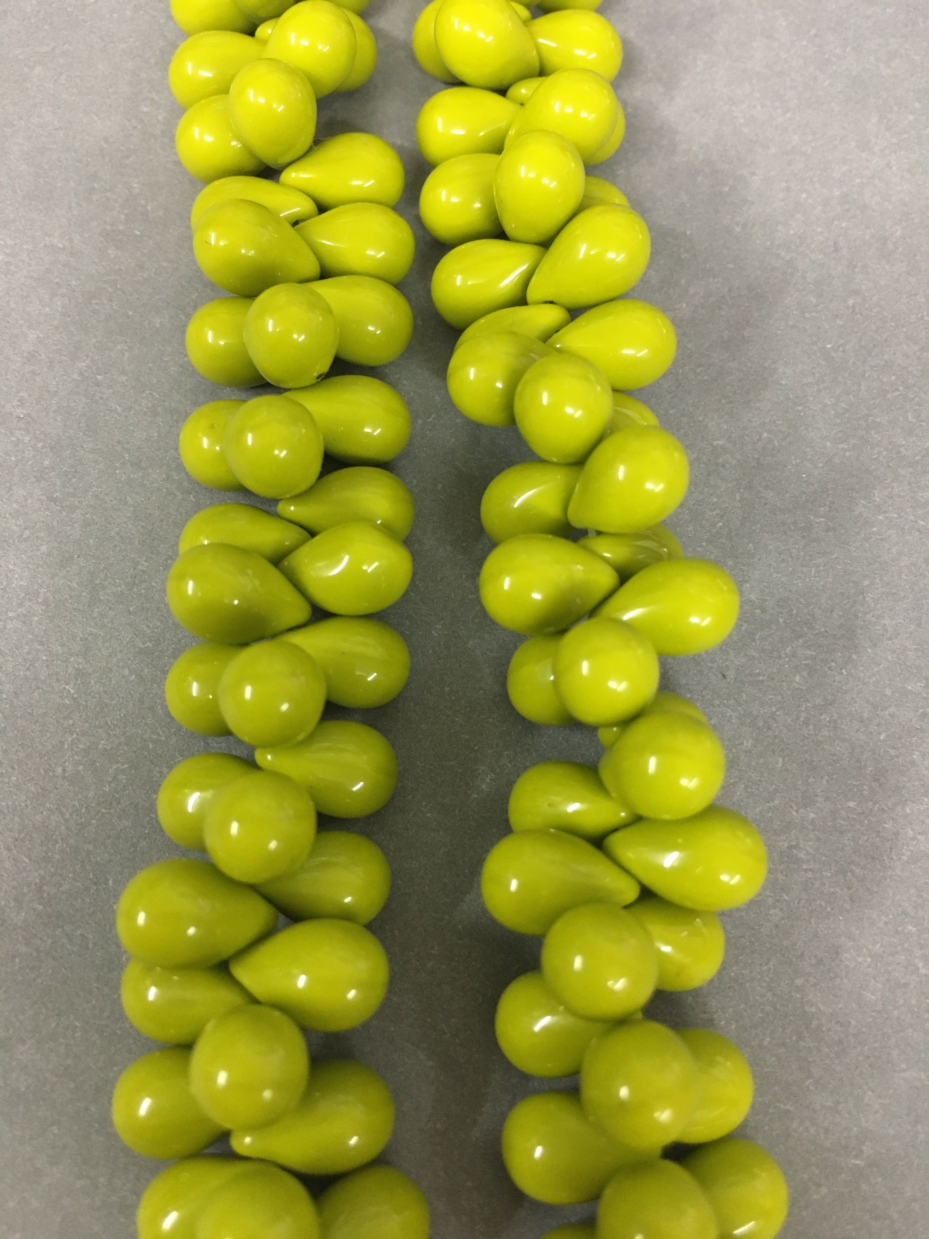 10mm Chatre Sideways Drop Czech Strand / Gota – Sun Beads Caguas