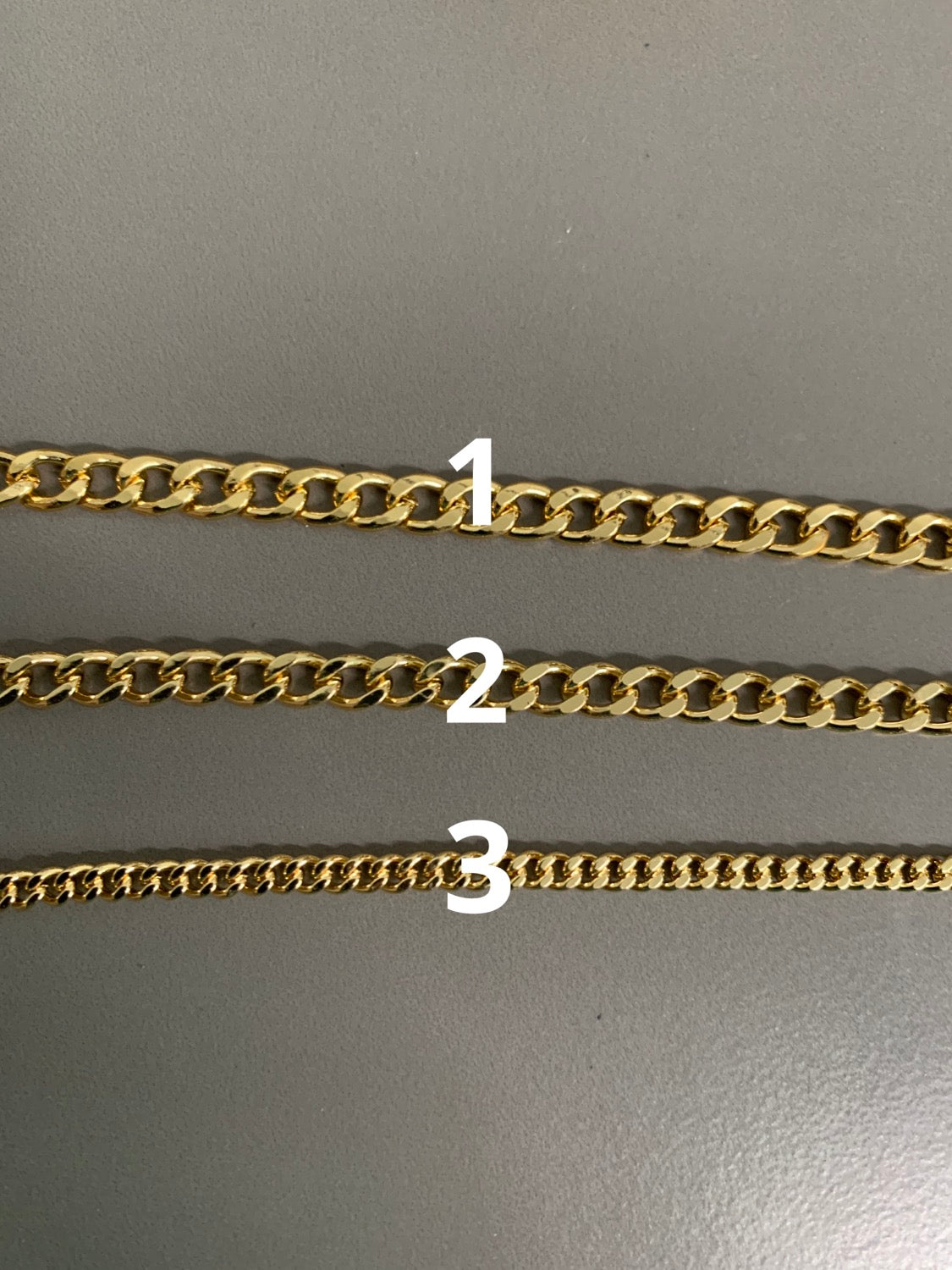 Cuban chain 18k gold price per ft – Sun Beads Caguas