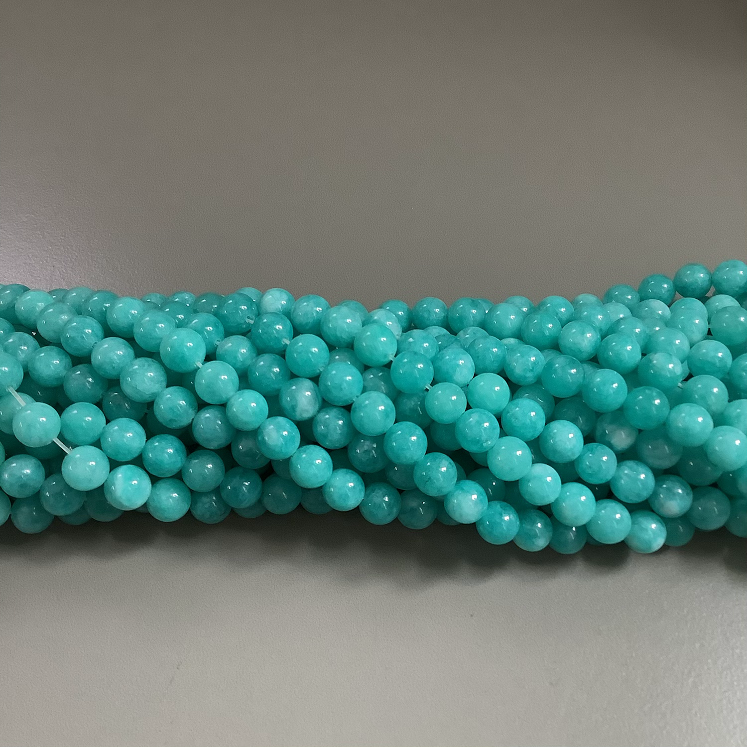 8mm Turquoise Jade Qty1 strand - 23281 – Sun Beads Caguas
