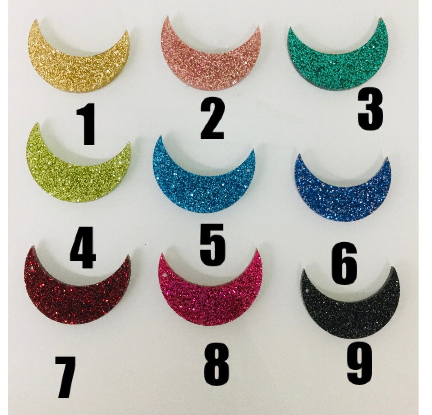 40mm Moon with Glitter / Luna 20412 – Sun Beads Caguas
